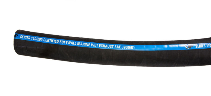 Certified Softwall Marine Exhaust Hose | UIP Marine Hose Division